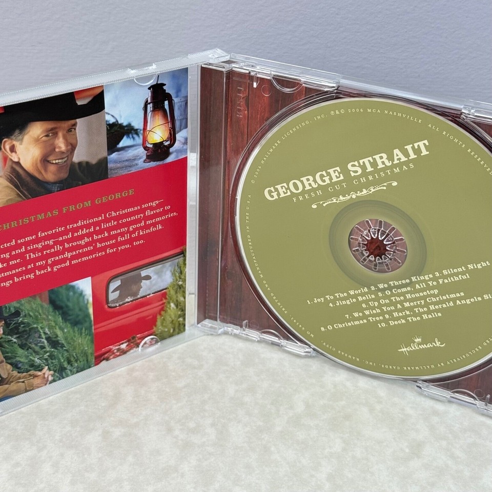 George Strait: Fresh Cut Christmas (CD, 2006 Hallmark) Country Music ...