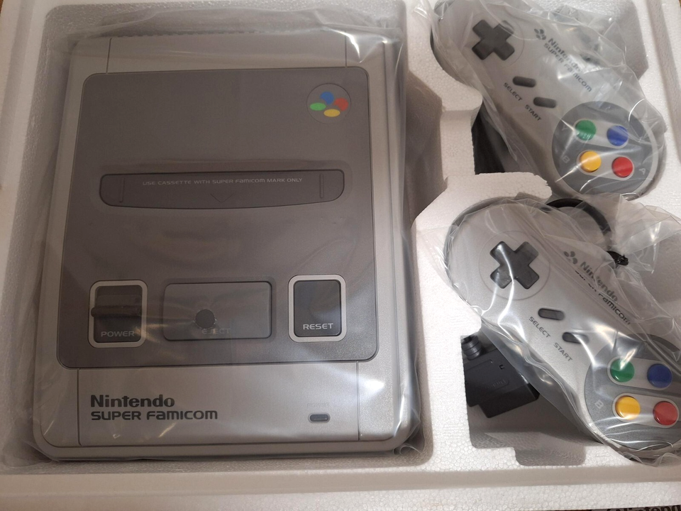 NEW Super Famicom SFC SNES Console Japan *BEAUTIFUL BOX FOR COLLECTION ...