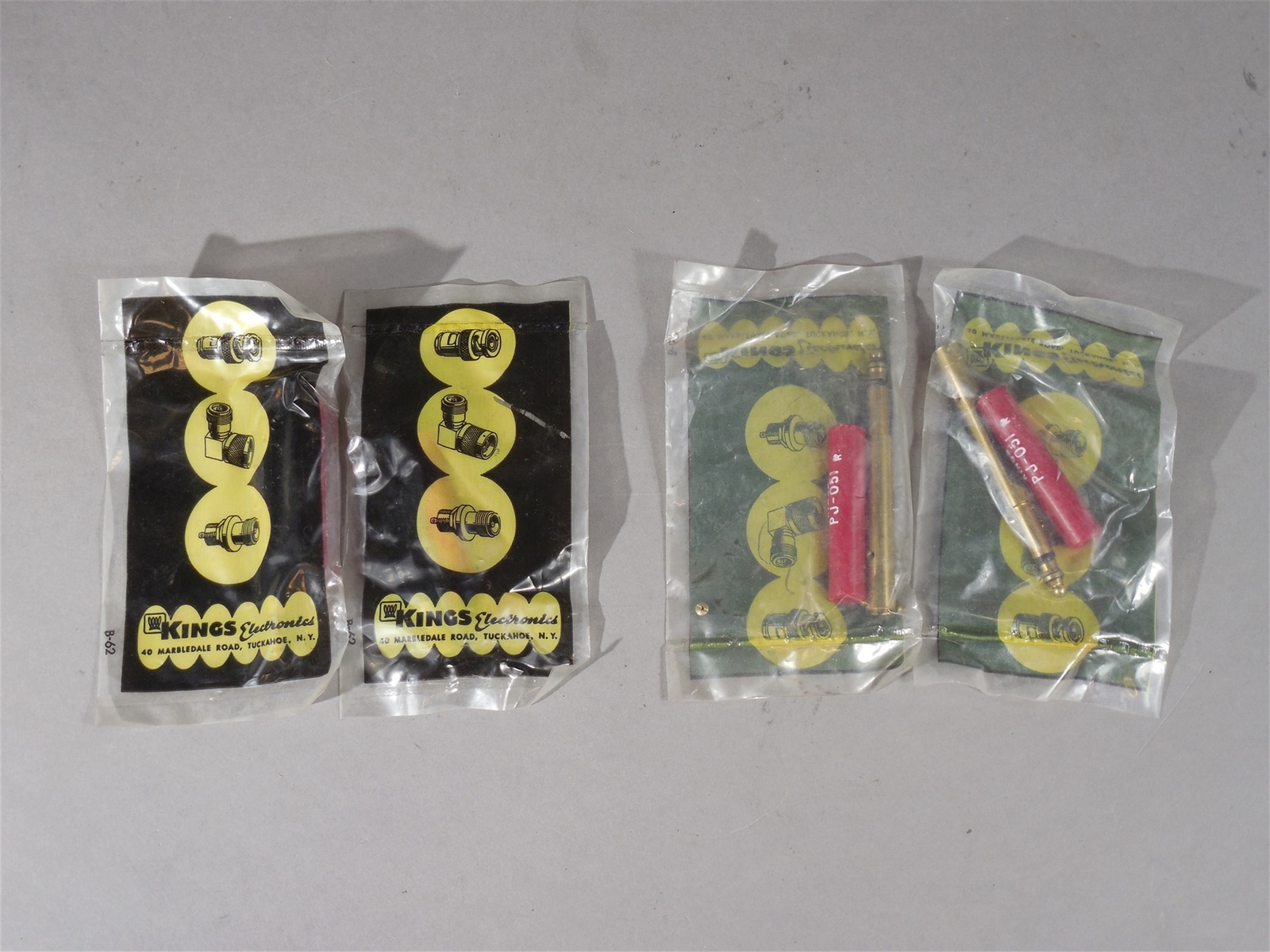 LOT of 4 Kings Plug Phone Jack PJ-051 RED | eBay