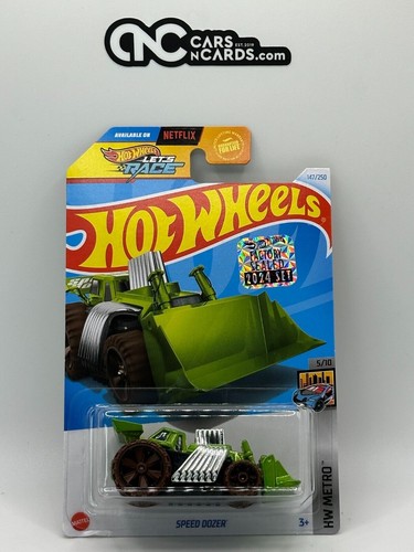 2024 Hot Wheels RLC Factory Sealed HW Metro Speed Dozer Green (Soft ...