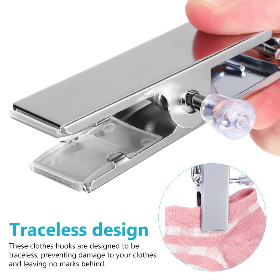 10 Pcs Laundry Clips Hanging Clips Hook Clips Boot Hangers Clothing ...