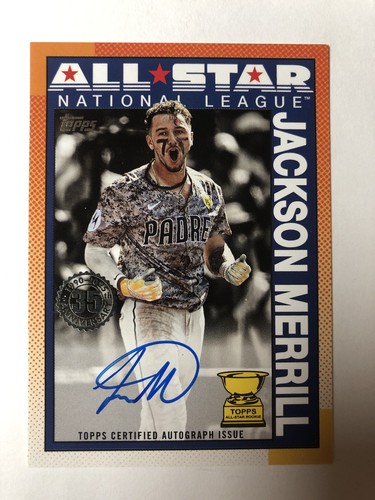 Jackson Merrill Auto - 2025 Topps Series 2 - 1990 Topps All-Star #90AS ...