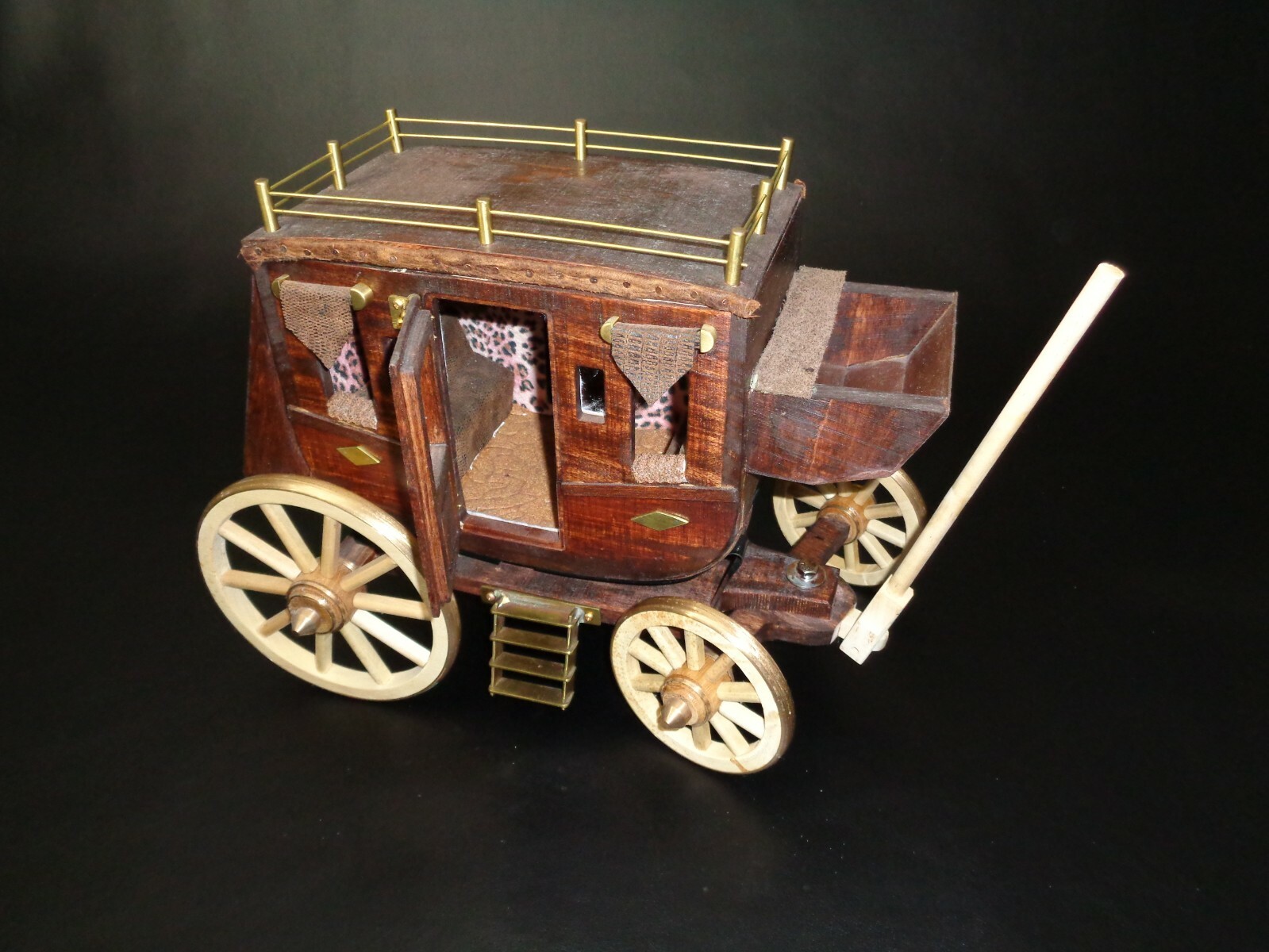 decorative wine bottle holder Western Coach Wagon Hand Crafted USA | eBay