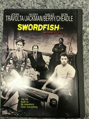 Swordfish (DVD, 2001)John Travolta/ Hugh Jackman/ Halle Berry/ Don ...
