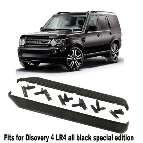 All Black Running Board fits for Discovery 4 LR4 2010-2016 2PC Side ...