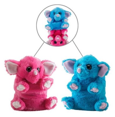 8 Inch Switch A Rooz Elephant Reversible Plush Stuffed Animal by Wild ...