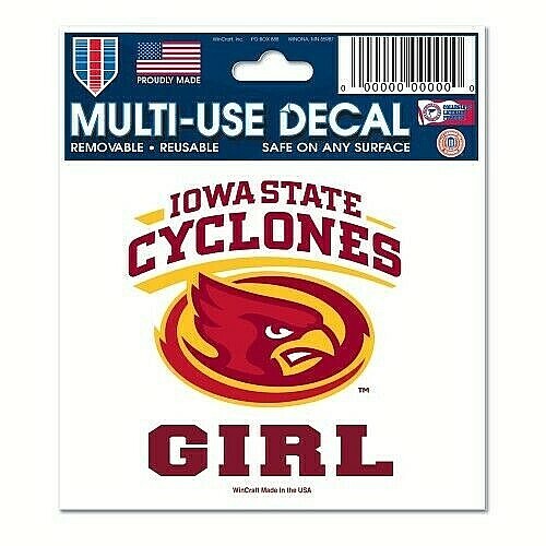 Iowa State Cyclones NCAA Multi-Use Decal / Window Film Sticker *Free ...
