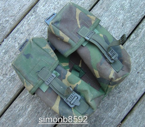 UK British Army Surplus Issue DMP IRR PLCE Double Ammo Magazine Webbing ...