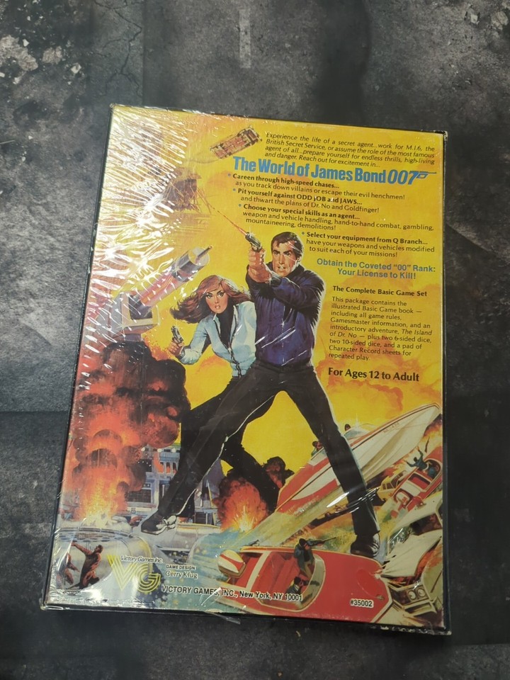 James Bond 007 RPG - Basic Set #35002 - Vintage 1983 - Victory Games | eBay