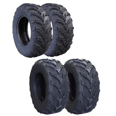FRONT &REAR 12 INCH ATV UTV Quad Bike Buggy TYRES PACKAGE SET OF 4 ...