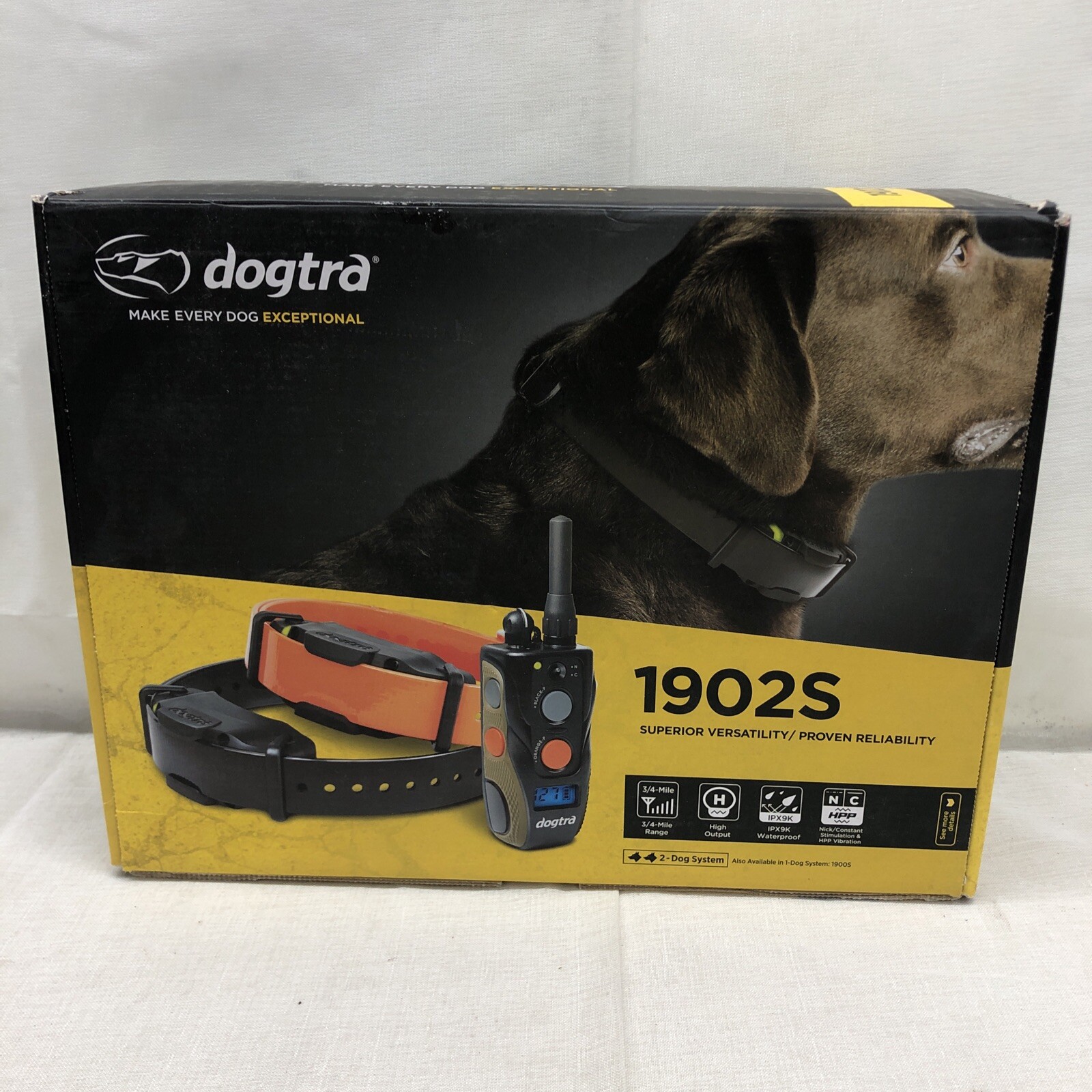 Dogtra 1902S Waterproof 2 Dog Training Collar System 3/4 Mile Range | eBay