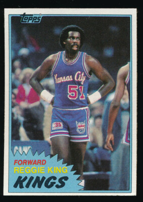 1981-82 Topps #MW95 Reggie King - Kansas City Kings NM (A01A) | eBay