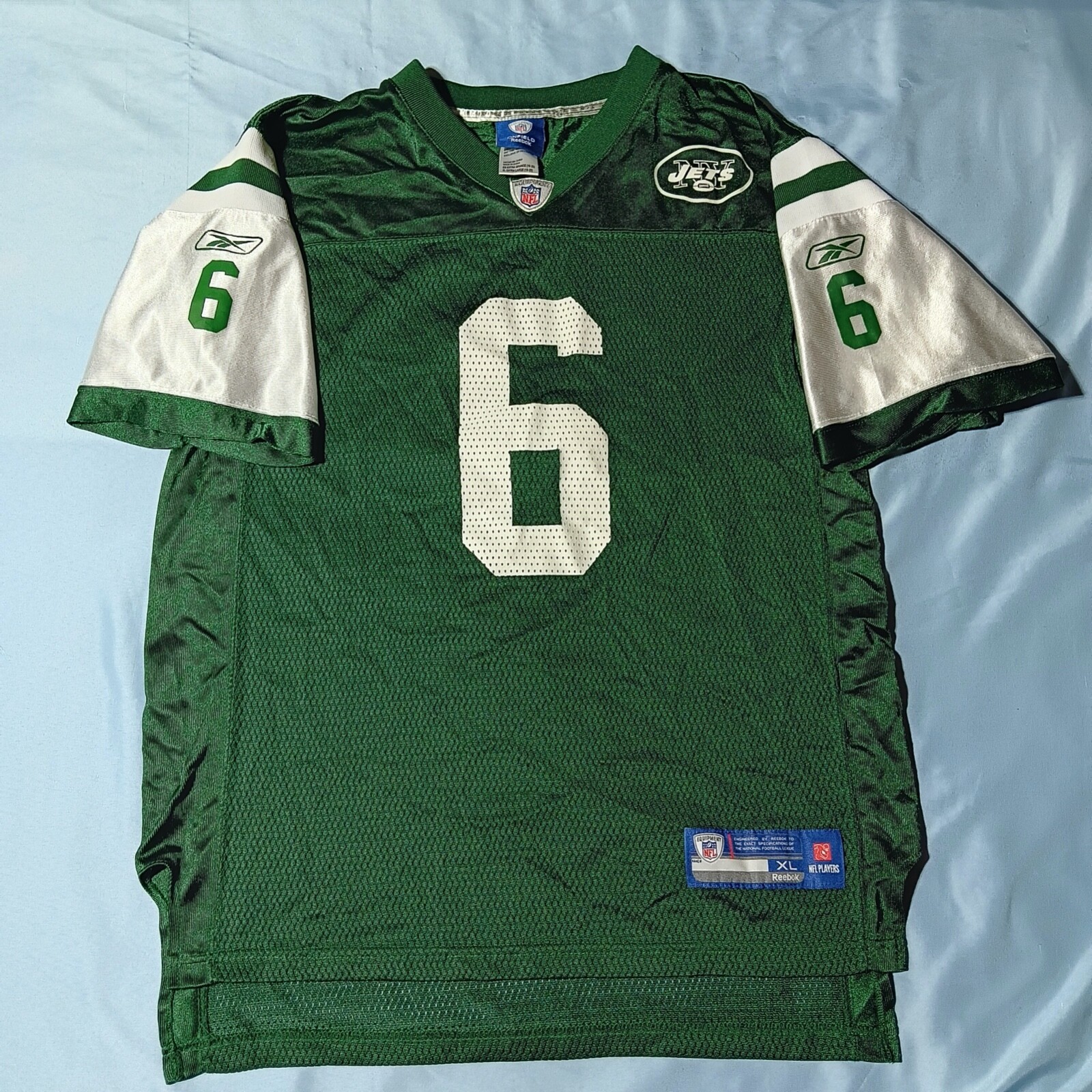 2000s Y2K 2009 Mark Sanchez New York Jets NFL Football Reebok Field ...