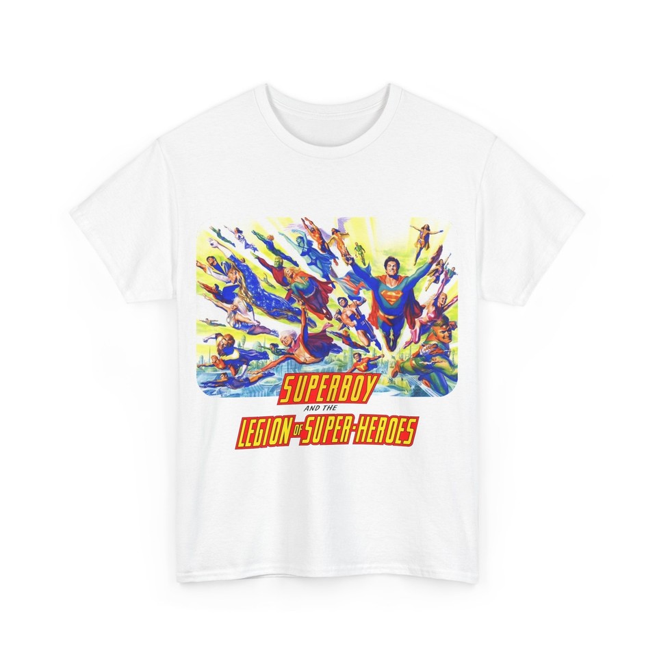 Superboy & Legion of Super-heroes T-Shirt - DC Alex Ross Art - Saturn ...
