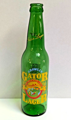 Gator Lager EMPTY Beer Bottle 12oz Size - Painted Label | eBay