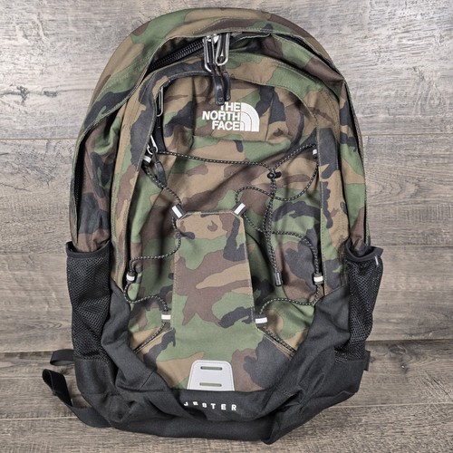 The North Face Jester Backpack Camo Hiking Padded Laptop Whistle Book ...