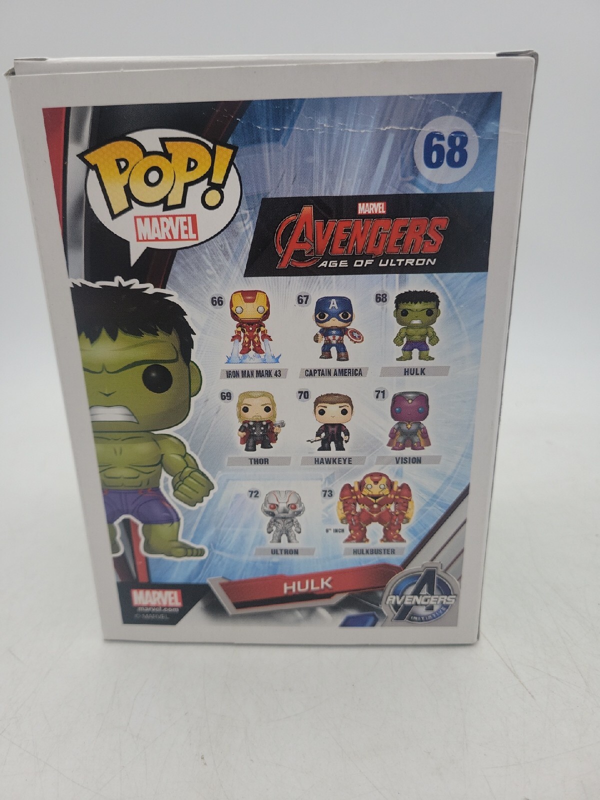 Funko POP! Marvel Figure - Avengers Age of Ultron - Rampaging HULK #68 ...