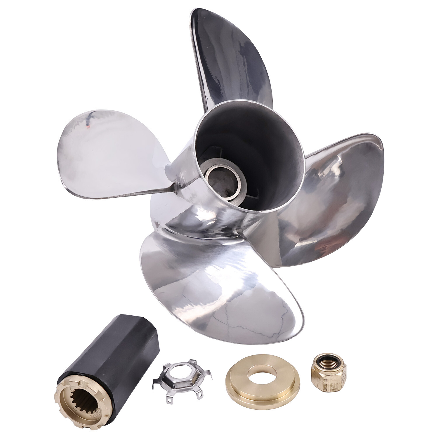 Impeller 48-8M0151321 For Mercury Revolution 4 Propeller 19" Pitch Right Hand for sale online | eBay