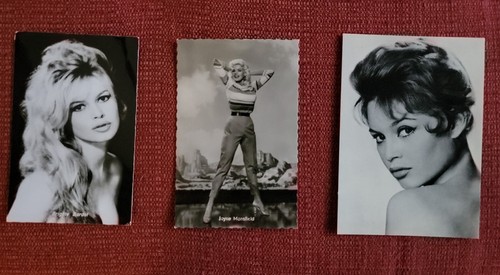 Jayne Mansfield + Brigitte Bardot Post Card Lot | eBay