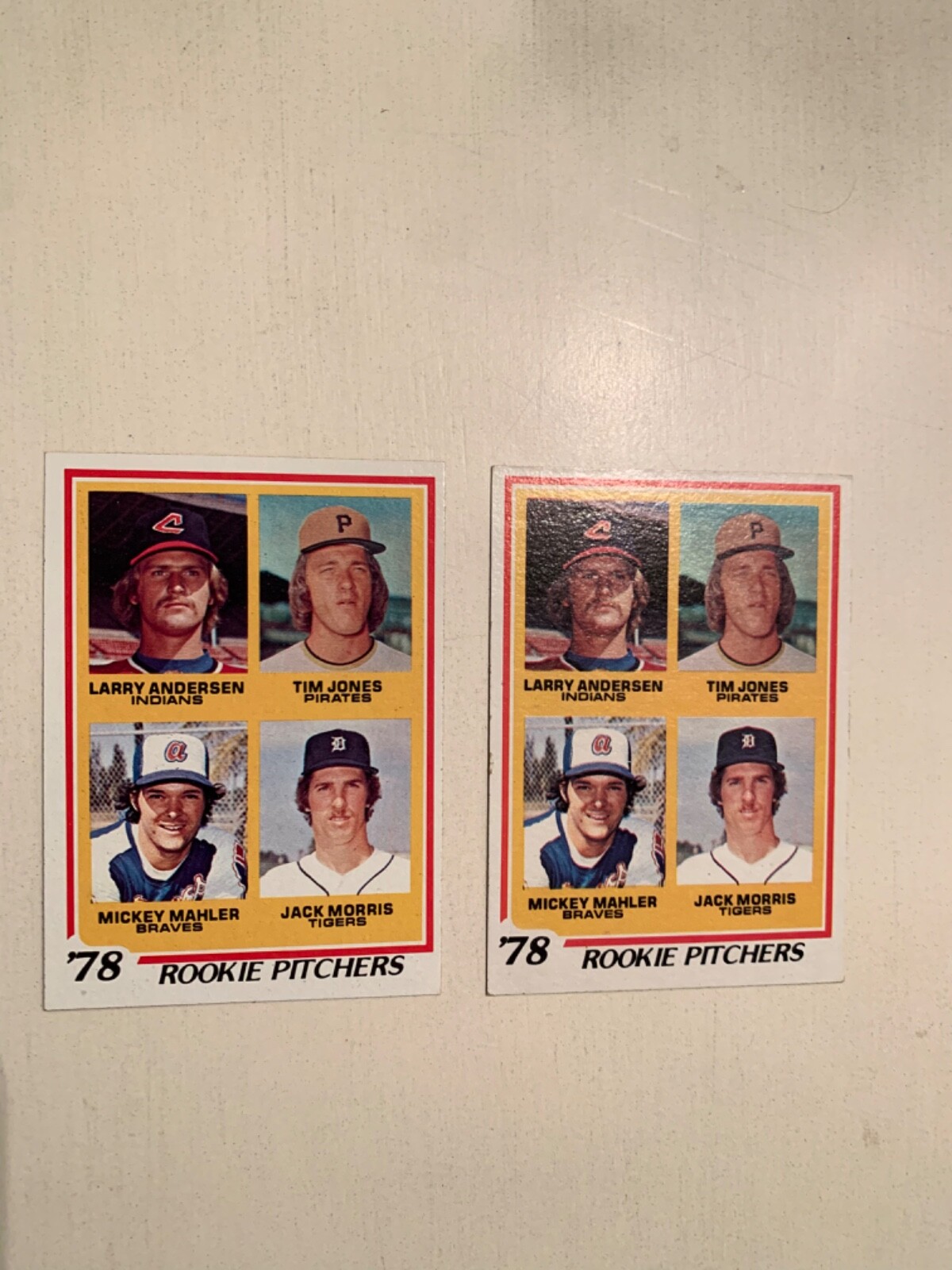 1978 Topps Jack Morris rookie Detriot Tigers x2 cards | eBay