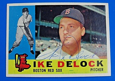 1960 TOPPS IKE DELOCK SIGNED BASEBALL CARD #336 ~ 100% GUARANTEE | eBay