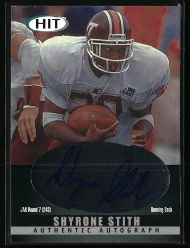 Shyrone Stith 2000 SAGE HIT #A38 Autographs Emerald Virginia Tech ...