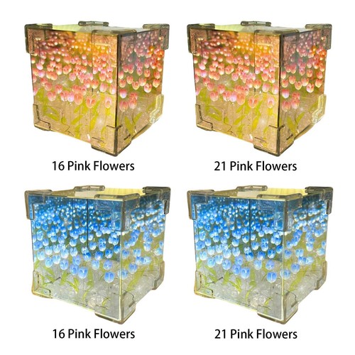 DIY Tulip Night Light Material Package Romantic Bedside Lamp for Living ...