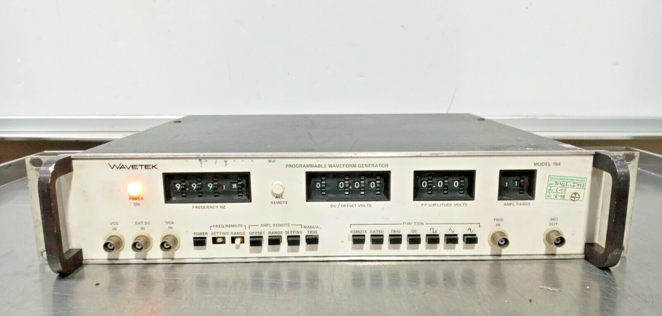 Wavetek 154 Programmable Waveform Generator /Works | eBay