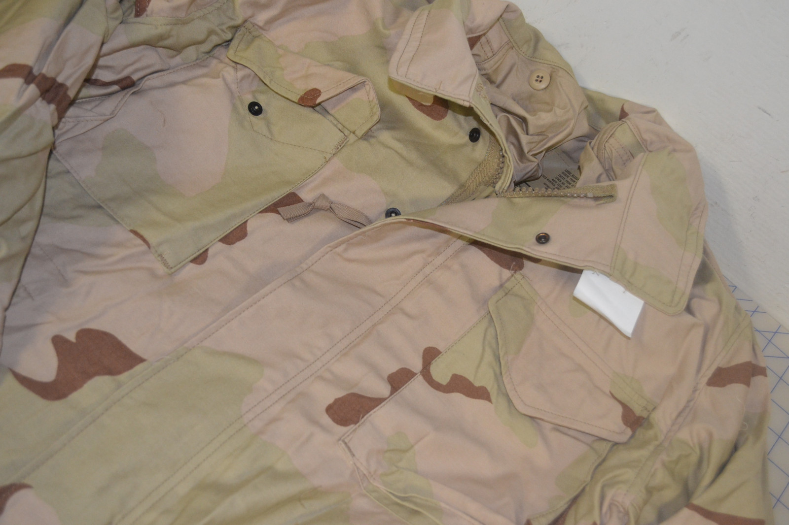 *military issue jacket desert camo DCU cold weather army size MEDIUM ...