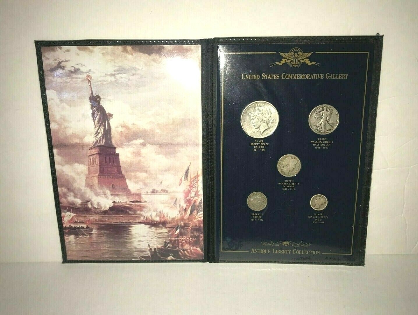 United States Commemorative Gallery ANTIQUE LIBERTY Collection - 5 Coin ...