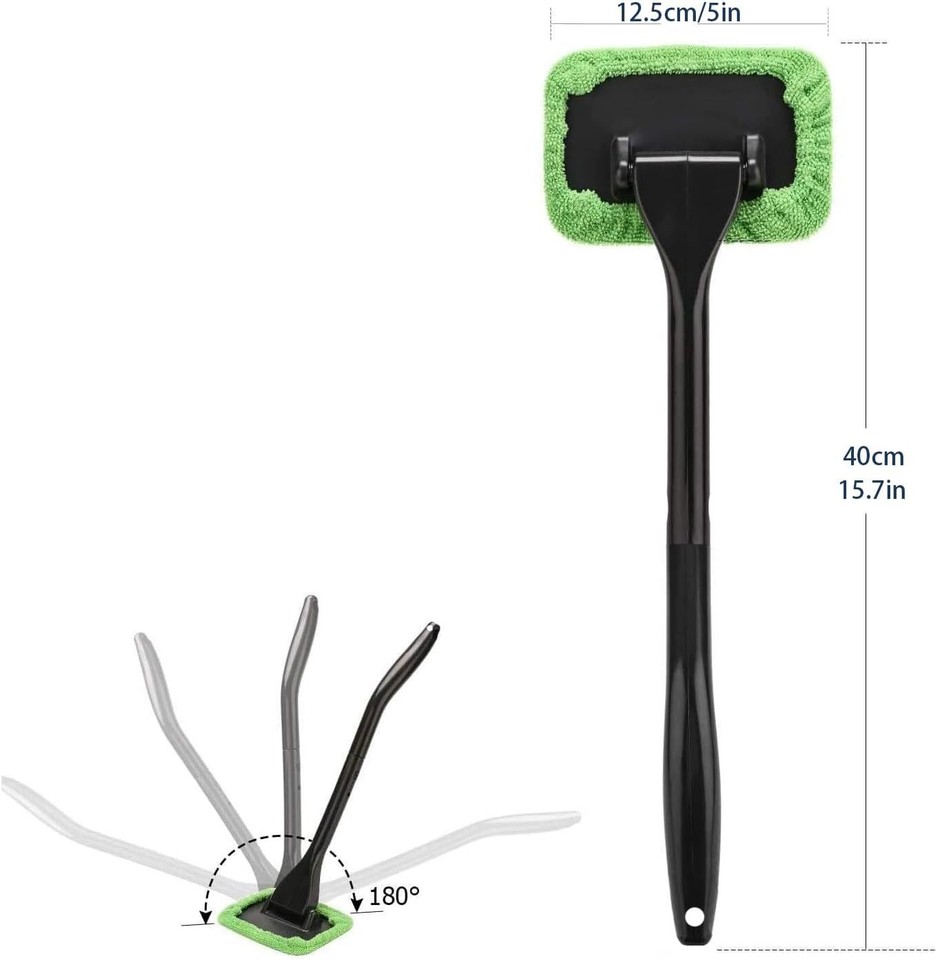 6× Car Window Cleaner Brush Kit Windshield Cleaning Wash Tool Inside ...