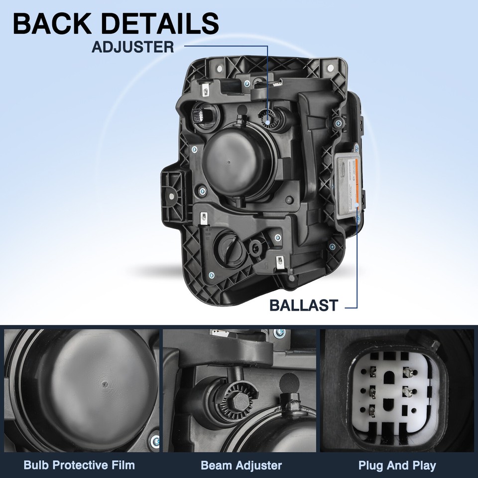 For Chevy Blazer 2019 2020 2021 HID Headlight Headlamp Driver+Passenger ...