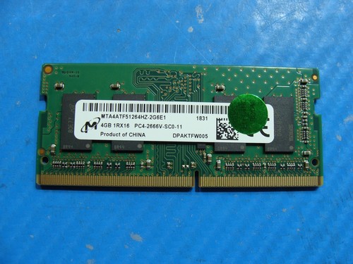 HP 15-cs0053cl Micron 4GB 1Rx16 PC4-2666 Memory RAM SO-DIMM ...
