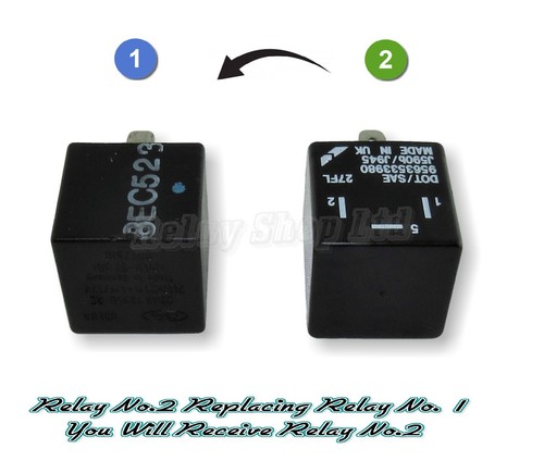 Ford 3-Pin Turn Signal Flasher (New Replacement) Relay 93AG-13350-AA AC ...