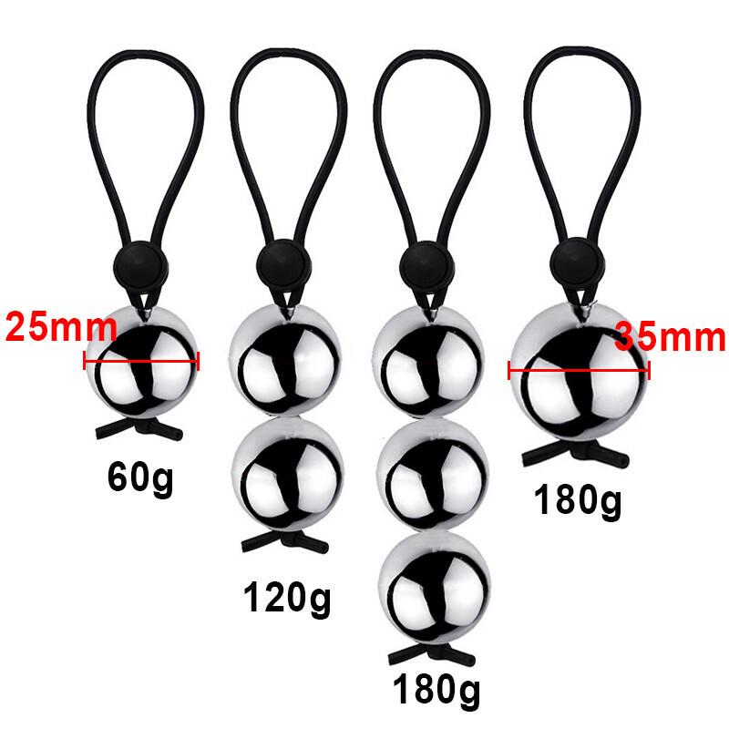 Men Penis Enlarge Ball Weight Stretcher Exercise Device Enhance Hanging ...