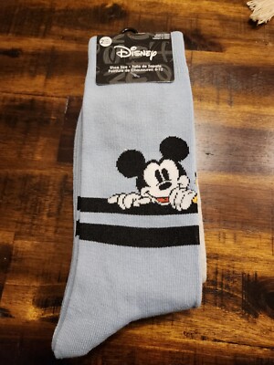Disney Mickey Mouse and Pluto Men's 2 Pack Novelty Crew Socks Size 6-12 ...