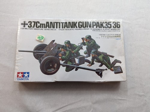 Tamiya 1/35 3.7Cm Anti Tank Gun Pak 35/36 Model Kit 35035**500 Sealed ...