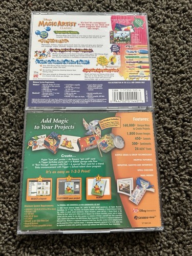 Disney Magic Artist & Print Creations Winnie Pooh CD-ROM Windows 95/98 ...