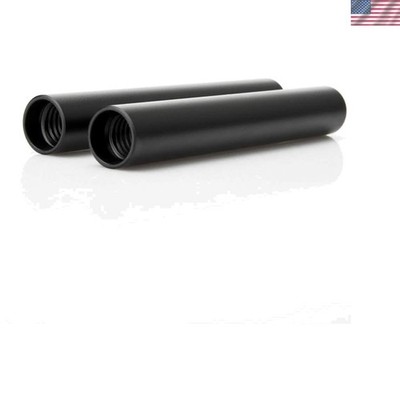 Versatile 4-Inch 15mm Rods for DSLR Riser Systems - Pair of Lightweight ...