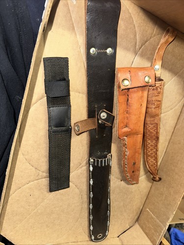 Custom Leather /Nylon Knife Sheaths with Belt Loop Attachment | eBay