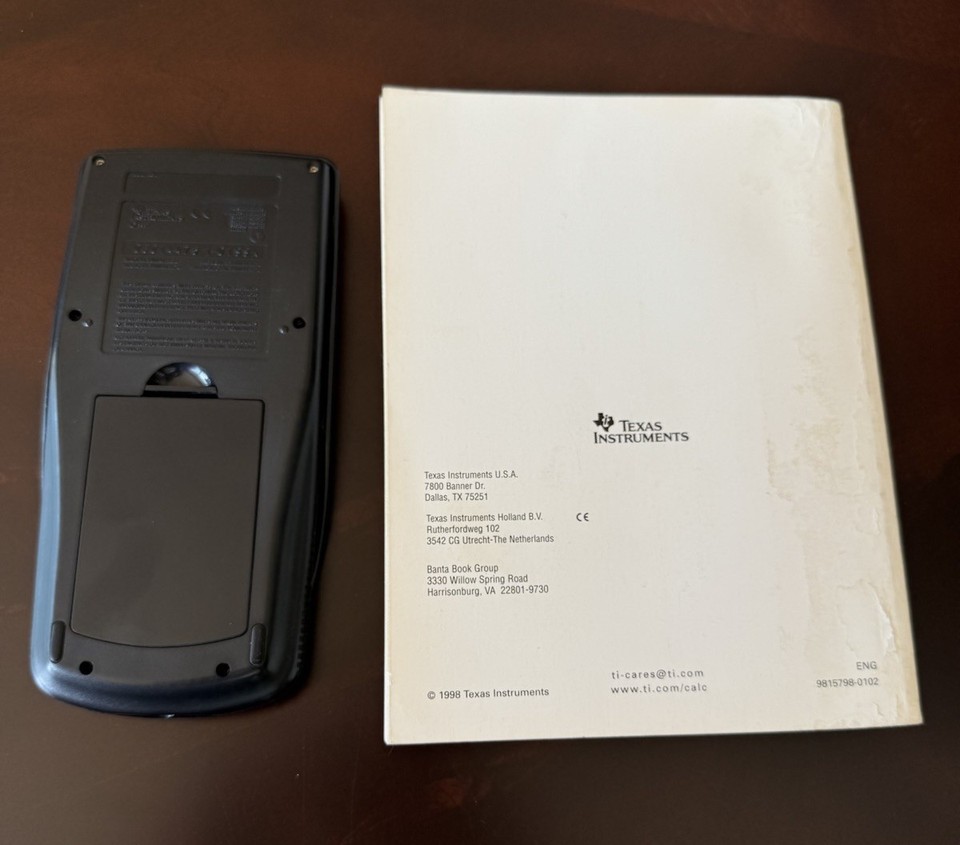 Texas Instruments TI-89 Graphing Calculator Tested & Works With Cover ...