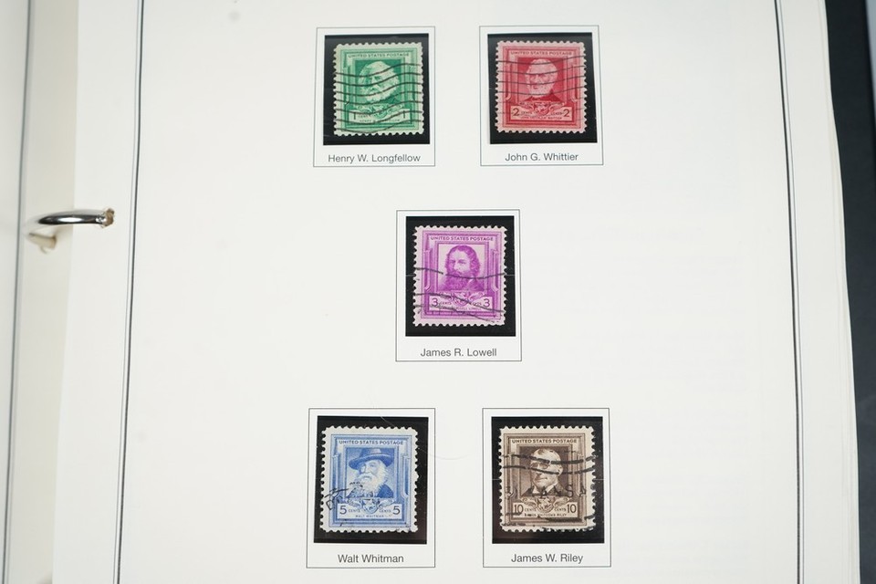 US 1935-1991 COMMEMORATIVE COLLECTION OF 1,050+ STAMPS ALL MINT ON ...