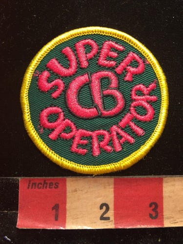 Vtg C.B. RADIO Patch SUPER CB OPERATOR 87I4 | eBay