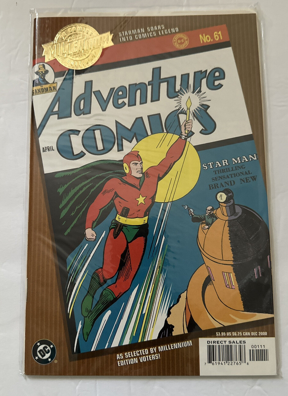 DC COMICS MILLENNIUM EDITION ADVENTURE COMICS # 61 STARMAN 1st ...