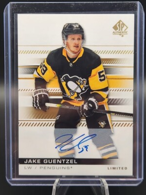 2019-20 SP Authentic 2020-21 SP Authentic Update Limited Jake Guentzel ...