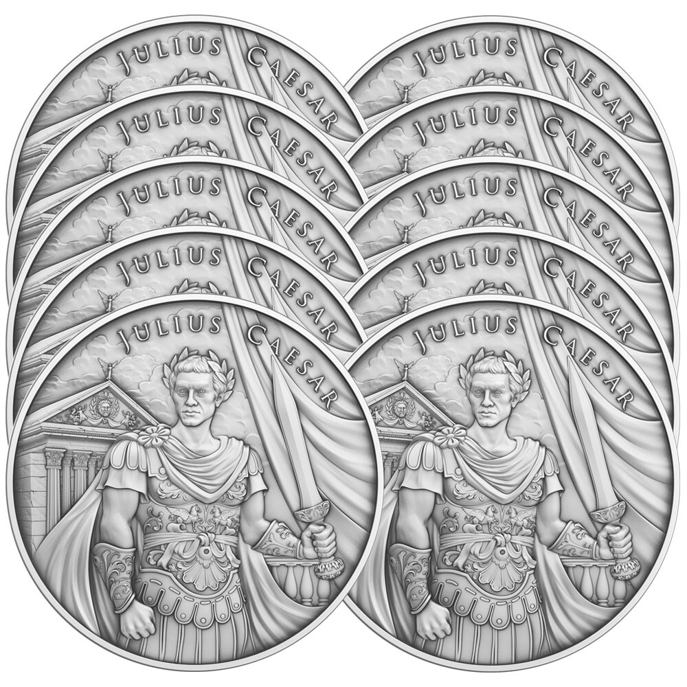 Julius Caesar Coin Drawing