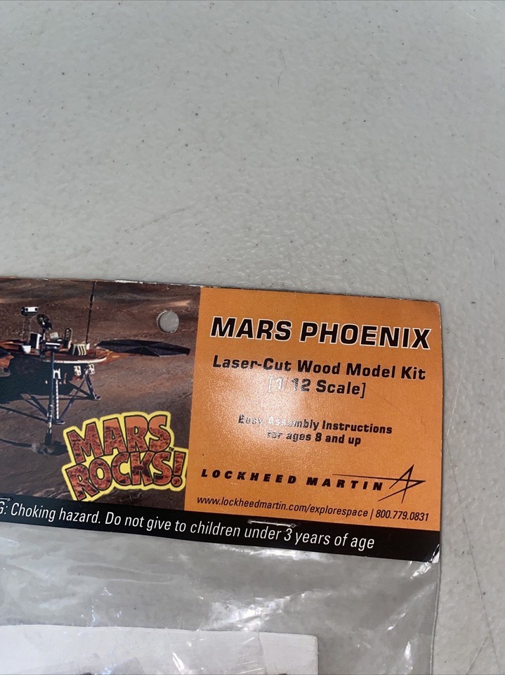 Lockheed Martin Mars Phoenix Wood Model Kit 1/12 Scale R | eBay