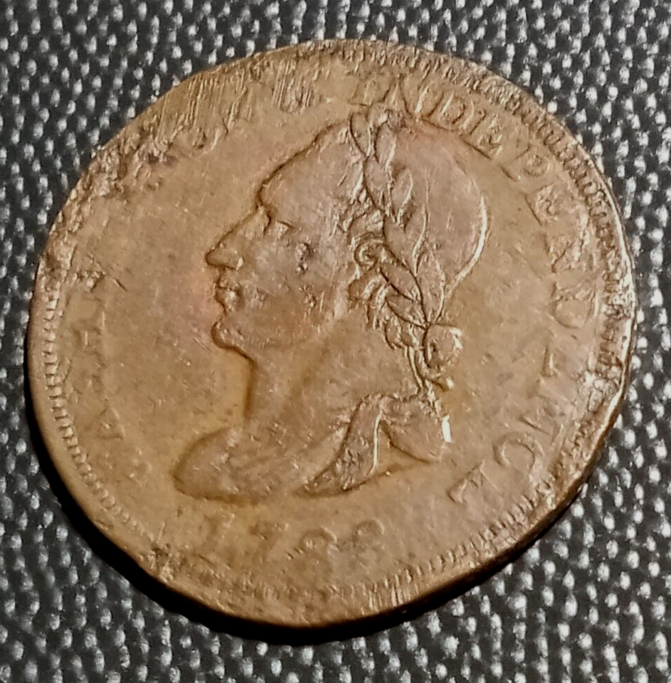 1783 Washington Independence United States of America Unity One Cent ...