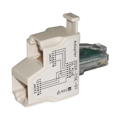 Rj45 Data Voice Line Splitter 1X Rj45 Plug To 2X Rj45 Socket | eBay