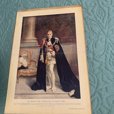 PRINT-PRINCE EDWARD, DUKE of WINDSOR, KING EDWARD VIII | eBay